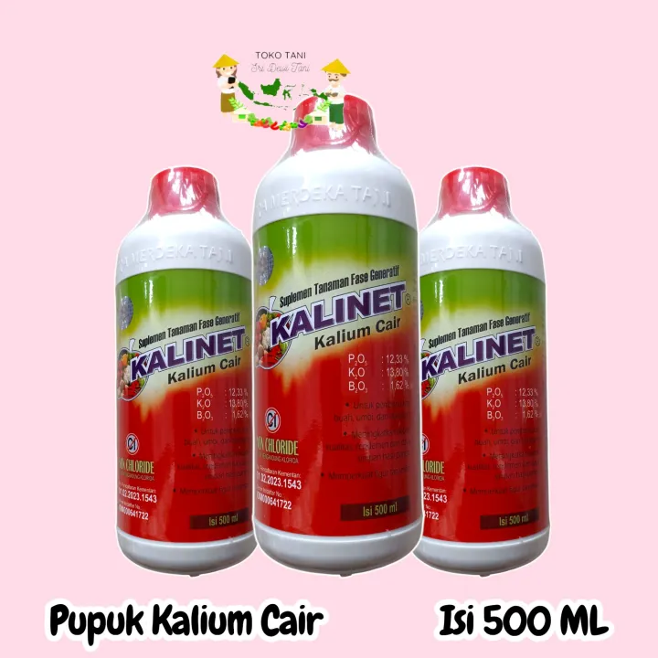 Kalinet Pupuk Kalium Cair Pembesar Umbi dan Buah Tanaman | Lazada Indonesia