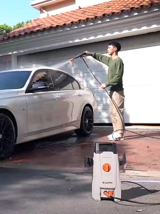 FEILI เครื่องล้างรถ เครื่องฉีดน้ำแรงดันสูง1200W แรงดันสูง ปั๊มล้างรถ ...