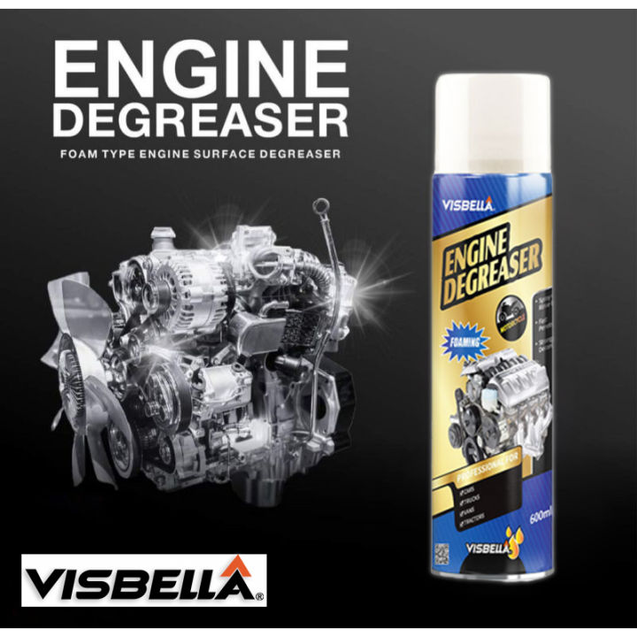VISBELLA สเปรย์ทำความสะอาดเครื่องยนต์ ป้องกันสนิม สเปรย์ทำความสะอาด คราบน้ำมัน คราบจาระบี Engine ...