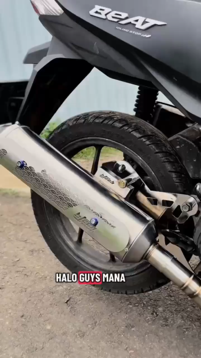 BEAT SERIES- Knalpot Standar Racing Btech Exhaust Model Luster Tabung ...