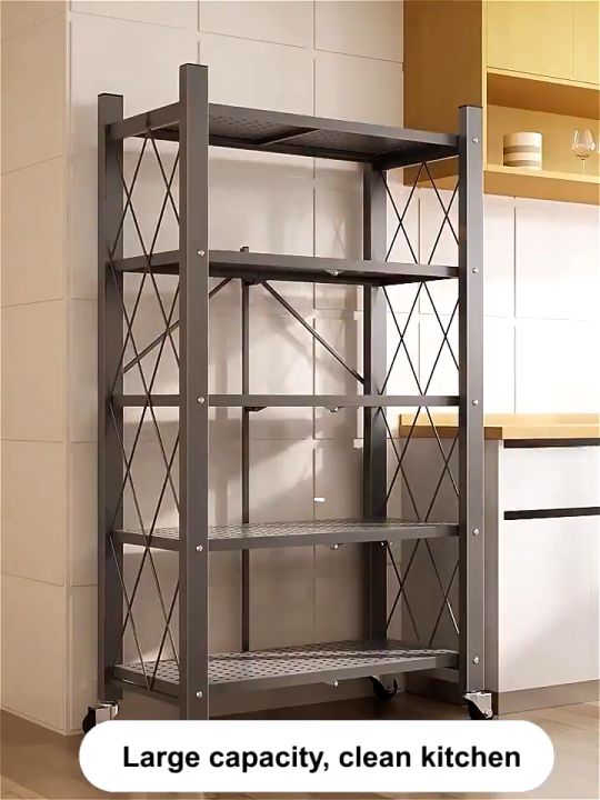 BMZAR Load 900 KG Foldable Rack Boltless Rack Steel Rack Shelves 5 ...