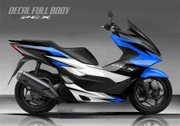 stiker variasi Decal untuk motor Honda PCX 150/160 full body striping ...