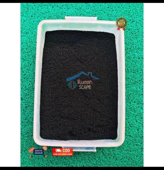 Pasir Malang Hitam Paling Halus Grade A 0,1 premium kemasan 1kg ...