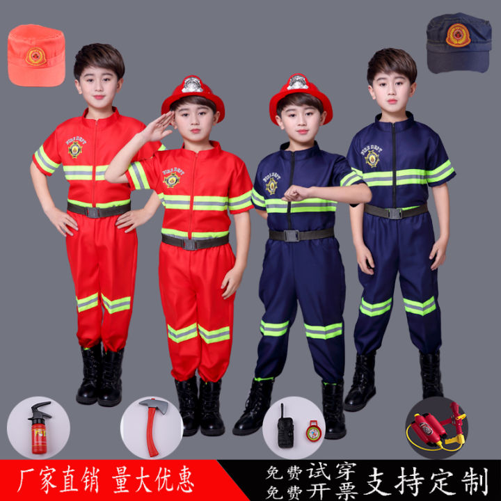 Children's Firefighter Costume 61 Fire Alarm Professional Experience ...