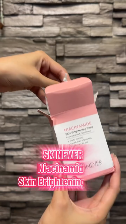 SKINEVER Niacinamide Skin Brightening Soothing Soap for Face & Body ...