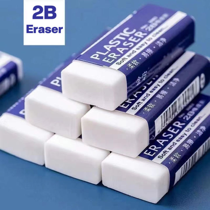 Hami 1PC White 2B Large Eraser Soft Pencil Erasers Stationery | Lazada PH