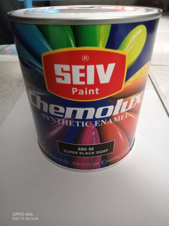 CAT SEIV CHEMOLUX BESI & KAYU 0.95 liter SEIV SYNTHETIC ENAMEL | Lazada ...