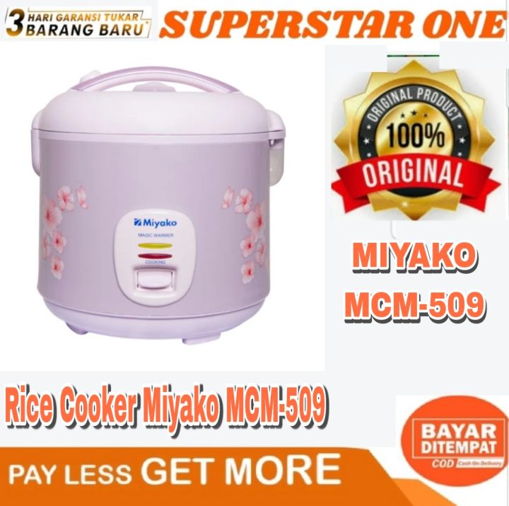 Miyako MCM-509 Magic com/ Rice Cooker 3In1 MCM 509 Kapasitas 1,8 Liter ...