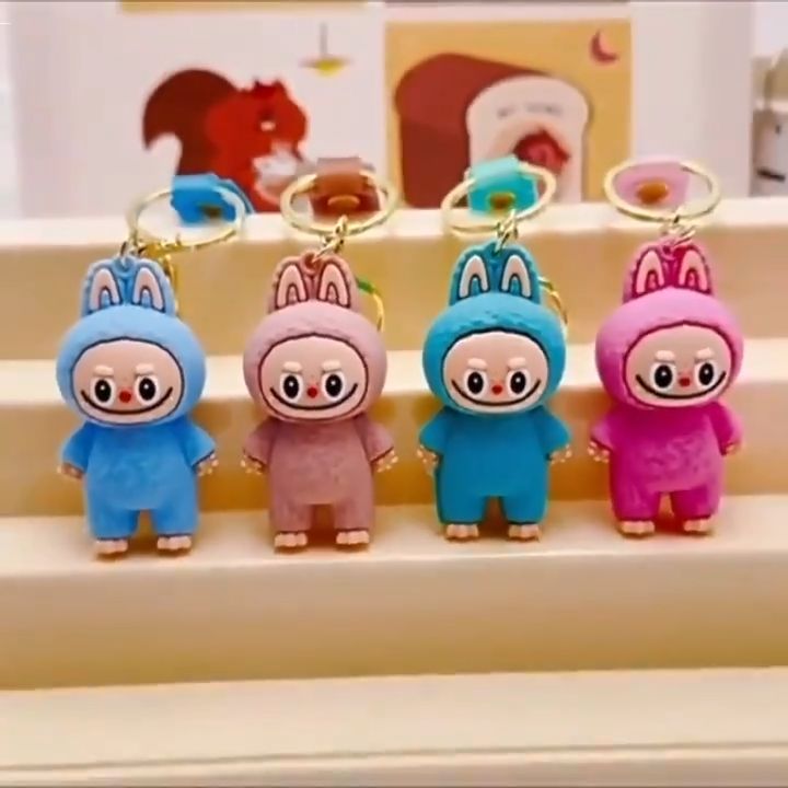 Labubu Keychain Labubu doll for bags Labubu popmart original Girls ...