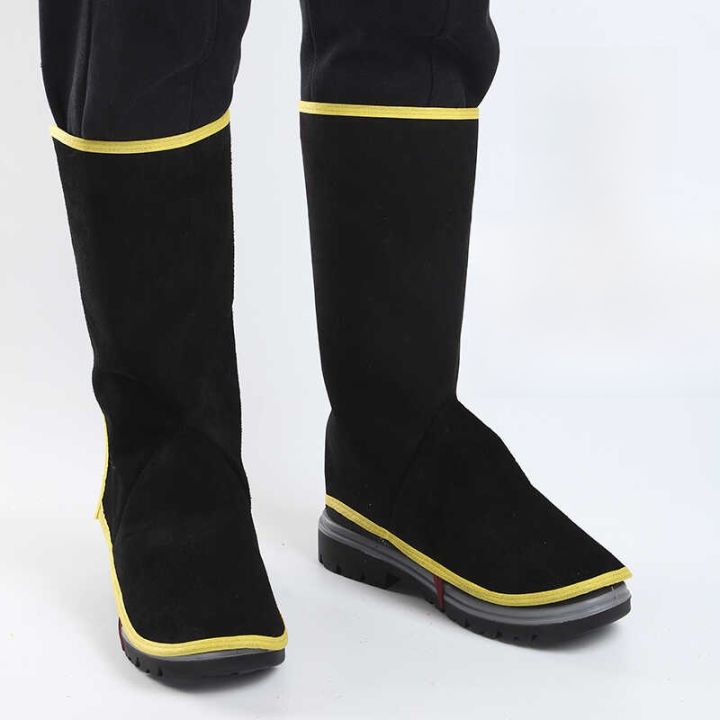 Leather Foot Cover Welding Protection Leg Shield Anti-spatter Safety ...
