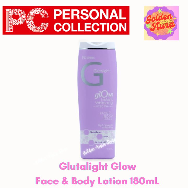 Glutalight Glow Instant Whitening Face & Body Lotion 180mL | Lazada PH