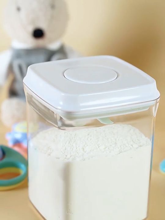 Air Tight Milk Powder Container Portable Container Tank with Scraper ...