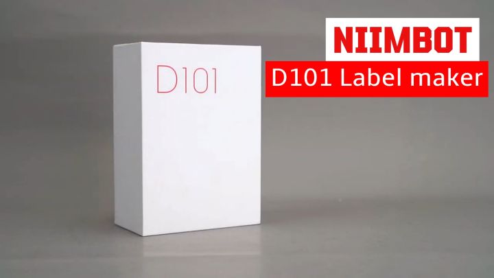 NIIMBOT D101 Wireless Bluetooth Thermal Label Printer Inkless Charging ...