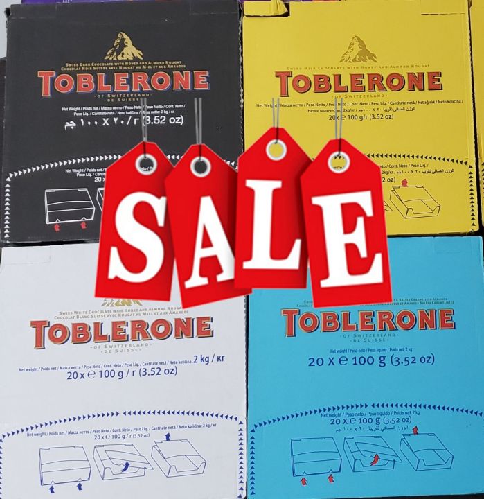 Toblerone 1 Box ( 20 pcs of 100g) | Lazada PH