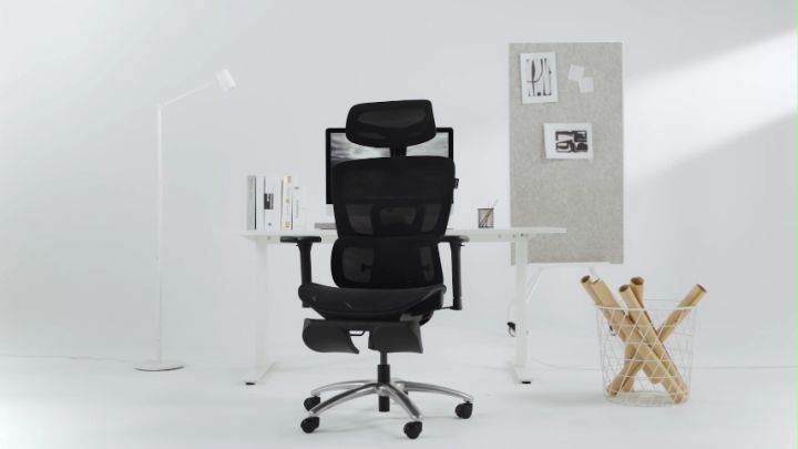 ErgoMax E2 เก้าอี้สำนักงานตามหลักสรีระศาสตร์พร้อมที่วางแขนปรับได้ 3 ...