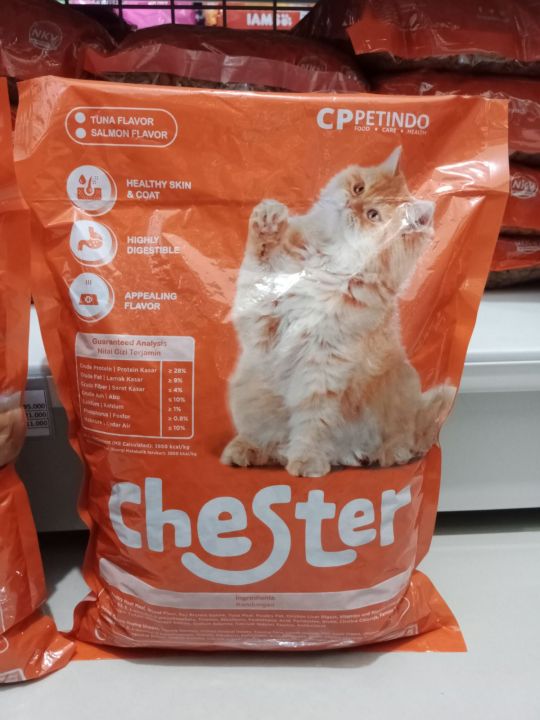 Chester Cat Food Tuna Adult 800g Fraspack Makanan Kucing Chester 2pcs ...