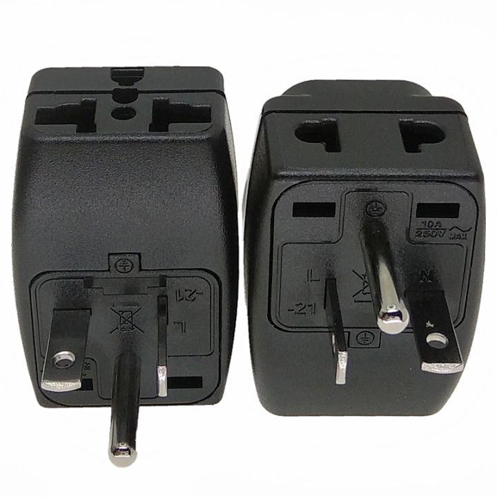 Wonpro T-Shaped 1-To-3 Multi-Purpose 220V Special Use Conversion Plug ...