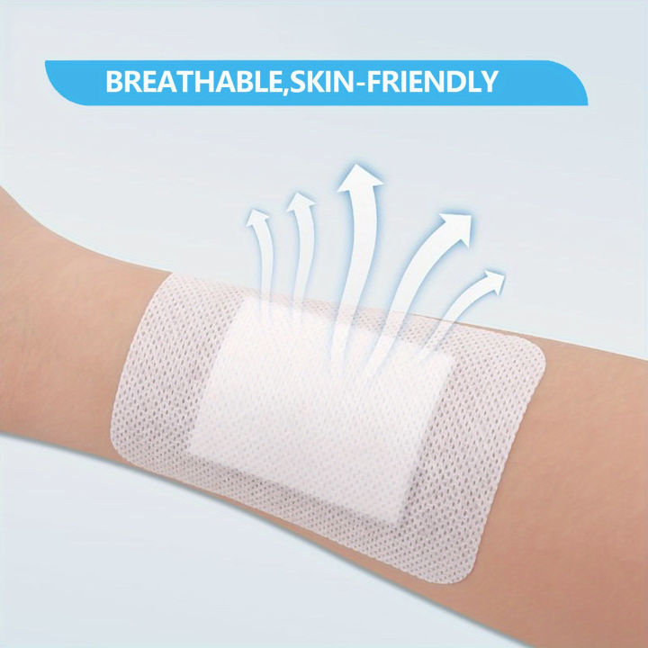 50pcs Large Size Hypoallergenic Non-woven Medical Adhesive Wound ...
