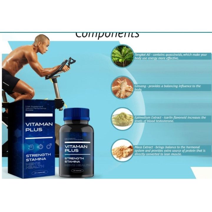 Original Vitaman Plus For Men's Health | Lazada PH