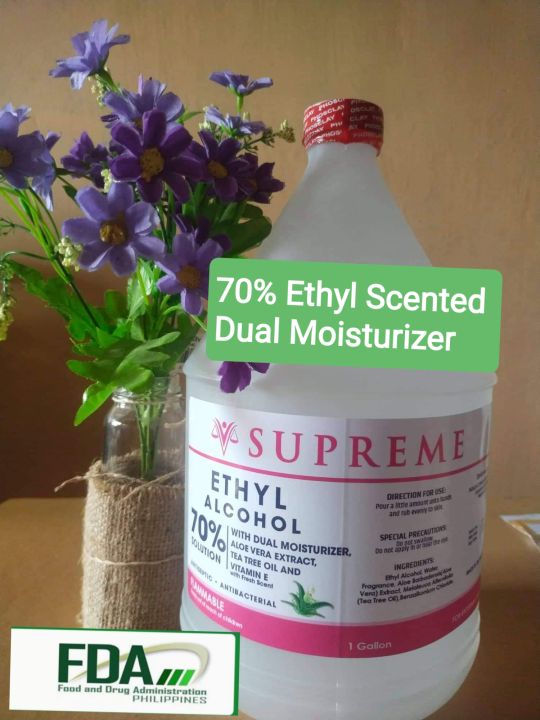 Alcohol, Supreme Ethyl Alcohol 3.2L with Dual Moisturizer 1 Gallo ...