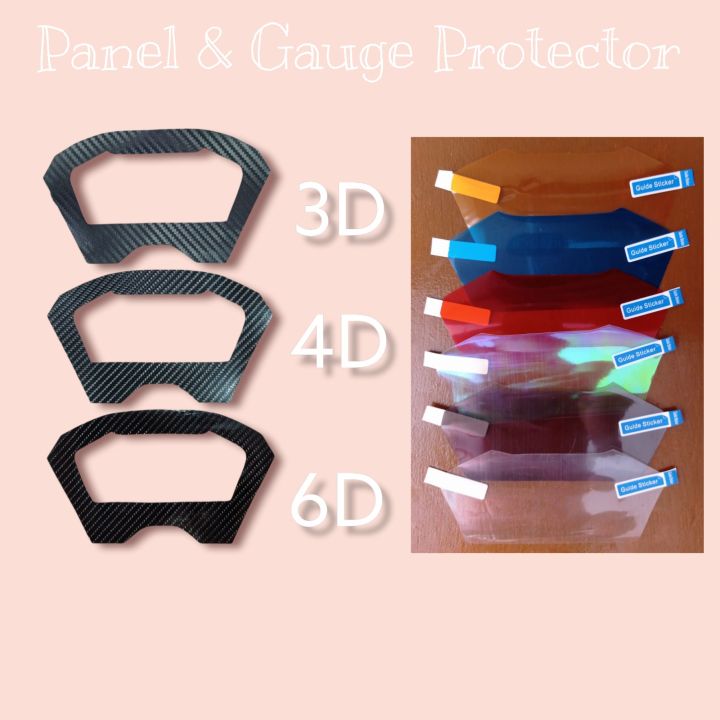Honda Click 125i 150i V2/V3 3D Panel Gauge Protector Bundle | Lazada PH