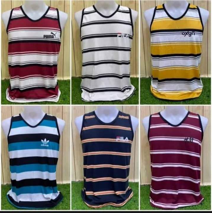 stripe sando for men fit to xl | Lazada PH