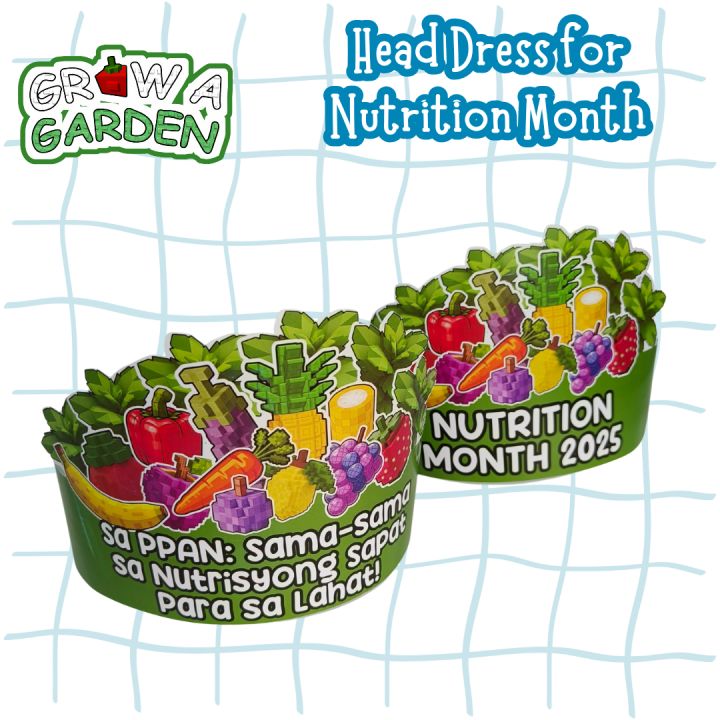GROW A GARDEN Head Dress for Nutrition Month – Kids Costume | School ...