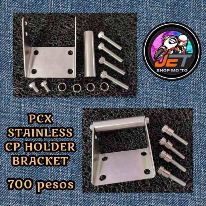 STAINLESS CP HOLDER BRACKET FOR PCX 160 AND 160 | Lazada PH