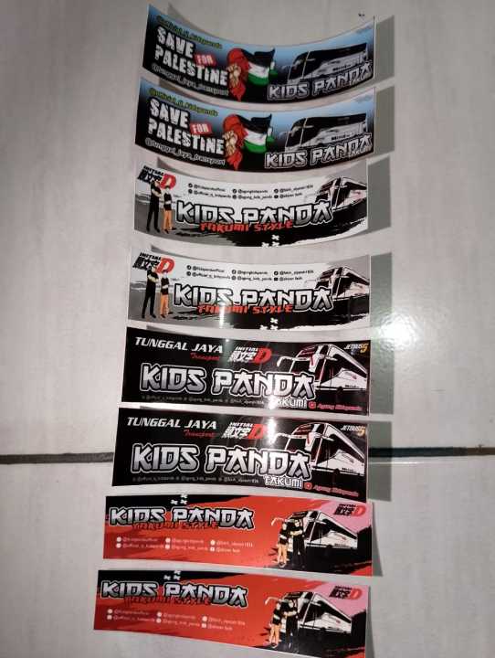 stiker bus kids panda jb5 takumi style | Lazada Indonesia