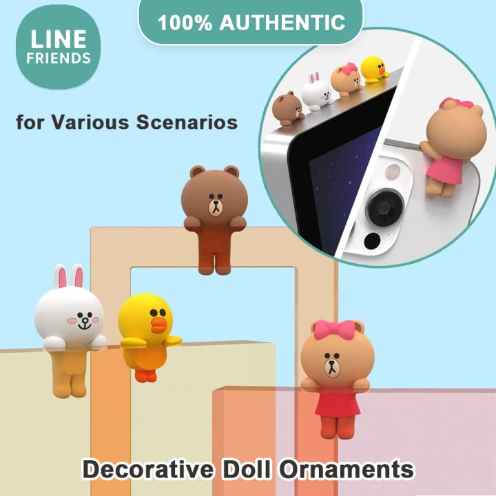 (2IN1/4IN1)100% Authentic Line Friends Decorative Doll Ornaments ...