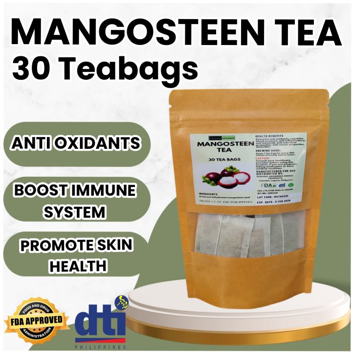 MANGOSTEEN HERBAL TEA / ALL NATURALS AND ORGANIC / NO PRESERVATIVES ...