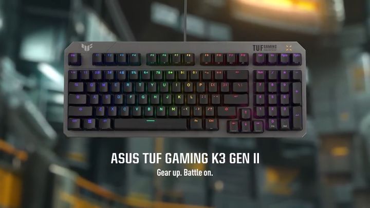 Asus TUF Gaming K3 Gen II Optical-Mechanical Gaming Keyboard | Lazada
