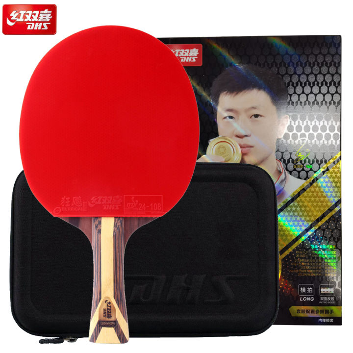 Genuine DHS 9002/9006 Professional Table Tennis Racket With Hurricane 8 ...