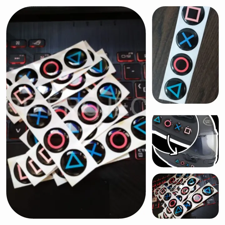 STICKER PLAYSTATION GAME STICKER EMBLEM 3D STICKER MOTOR | Lazada Indonesia
