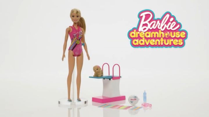 (ล้างสต๊อก) BARBIE SWIM 'N DIVE ตุ๊กตา บาร์บี้ ชุดนักว่ายน้ำ ลิขสิทธิ์ ...