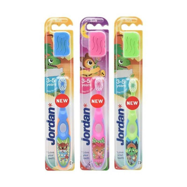 JORDAN TOOTHBRUSH KIDS STEP 2 SOFT 3-5 YEARS | Lazada Indonesia