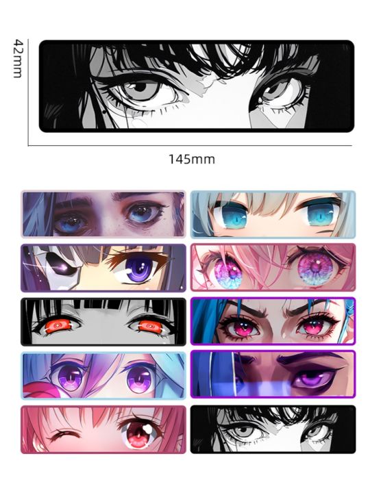 Reflective Bumper Stickers JDM Anime Eyes Animation Girl Eyes Electric ...