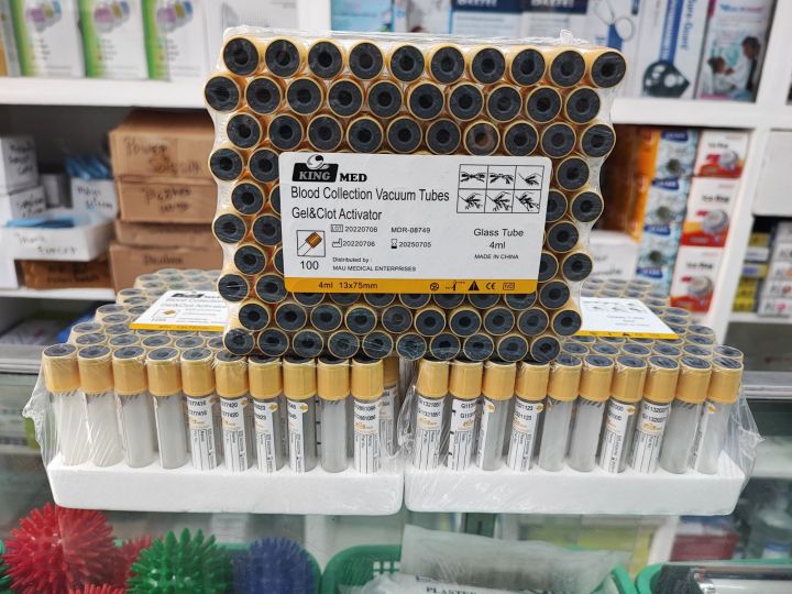 Yellow Top 4ml - Blood Collection Vacuum Tube (Gel and Clot Activator ...