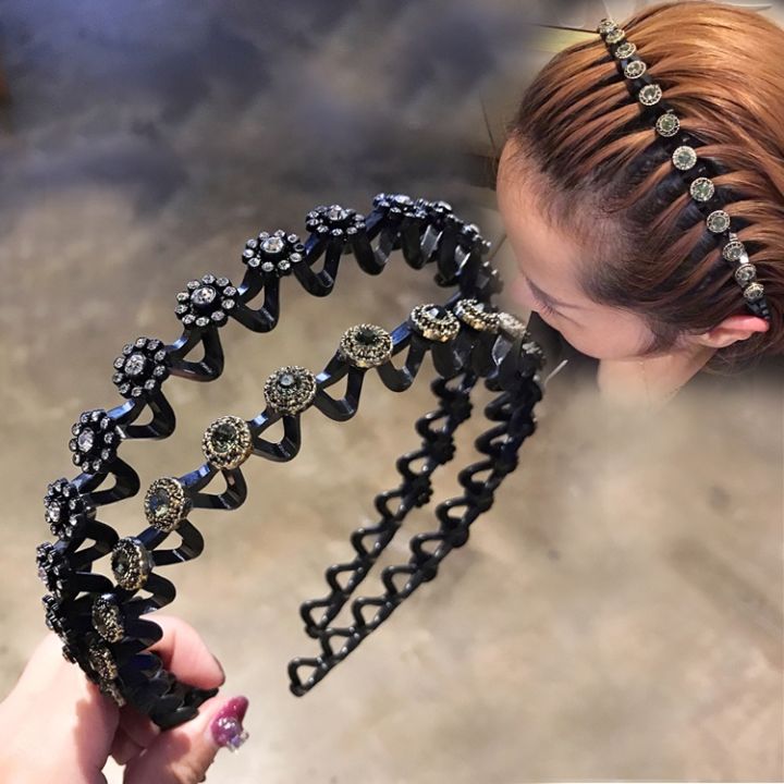 Fashion Tooth Design Bangs Fixed Bang Headband HeadHoop Hairstyle ...