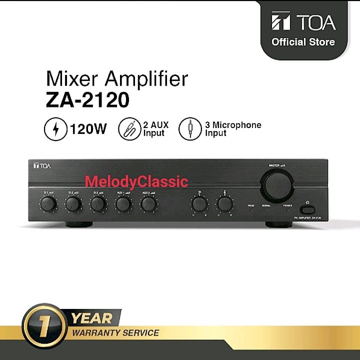 Power Amplifier Toa Za 2120 120 Watt Original | Lazada Indonesia