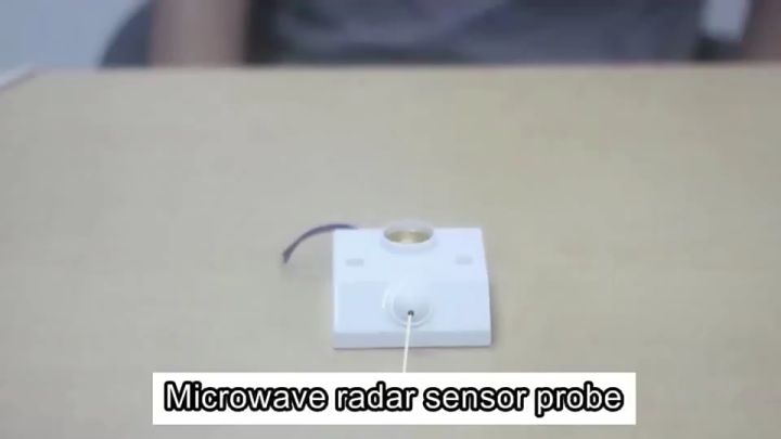 VLS Sensor Bulb Holder Automatic Human Motion Sensor Light E27 Screw ...