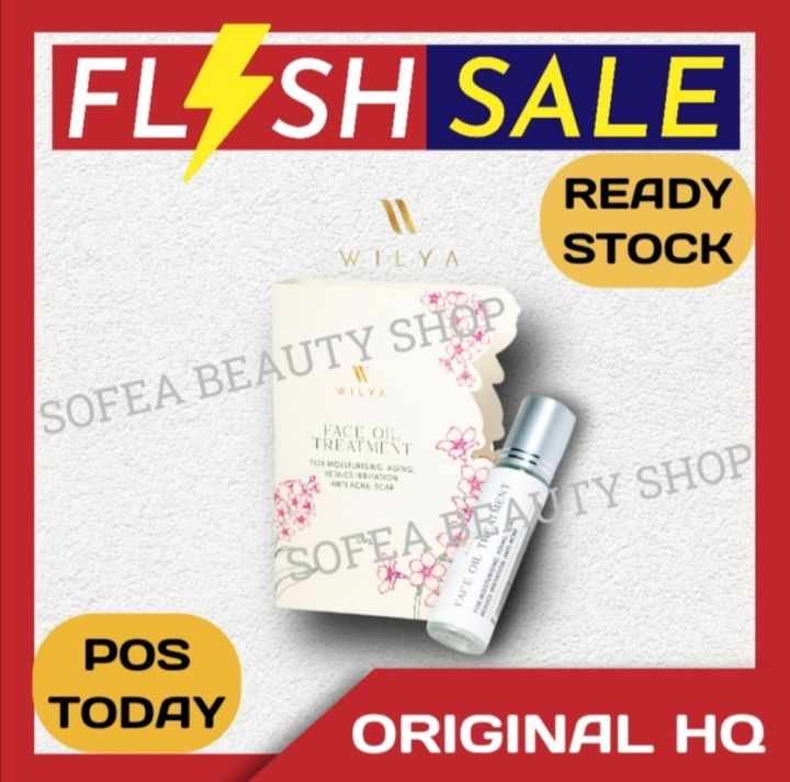 💯ORIGINAL HQ 🔥 WILYA FACE OIL TREATMENT 🔥 | Lazada