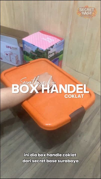 BOX CONTAINER + HANDEL - Pegangan / Box Plastik Serbaguna | Lazada ...