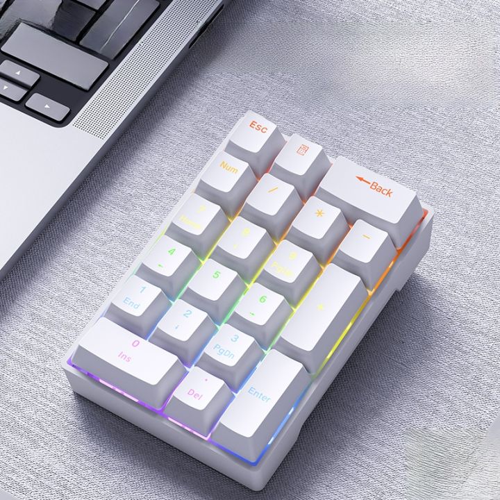 Wireless Mechanical Digital Mini Keyboard for Notebook And Desktop Computer Financial Calculator ...