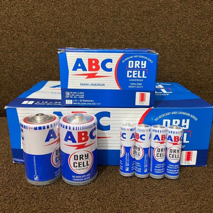 Batre ABC / ABC dry cell / Battries ABC | Lazada Indonesia