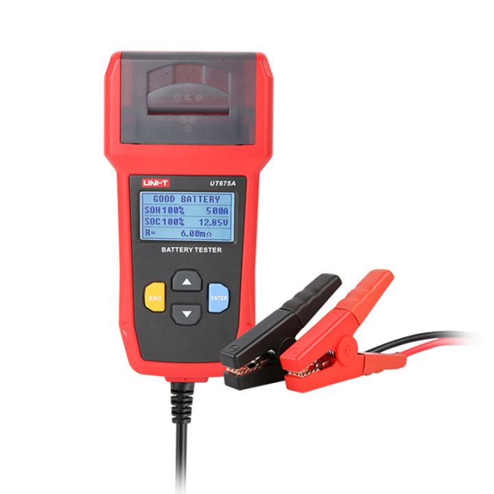 UNI-T UT673A แบตเตอรี่ Tester สำหรับรถยนต์12V/24V DC เครื่องวิเคราะห์ ...