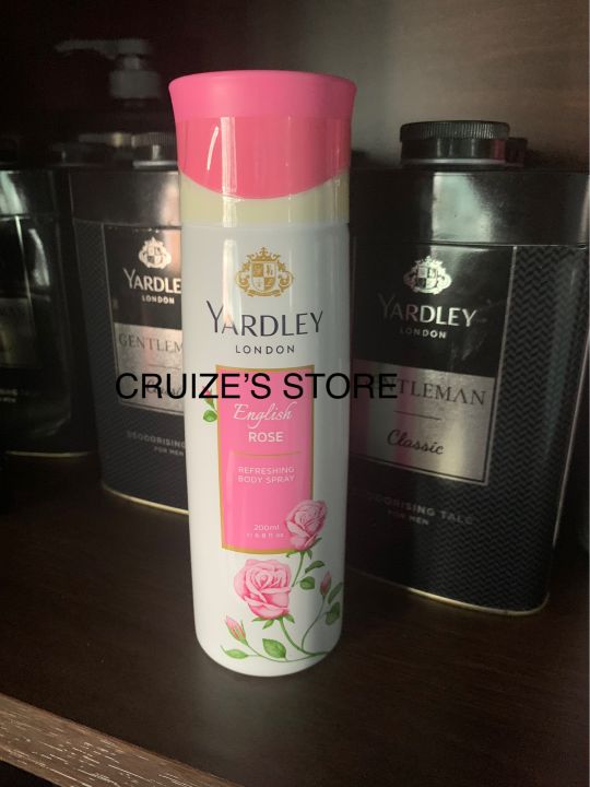 Yardley Body Spray, English Rose, 200 ML. Its smells of Pink Rose ...