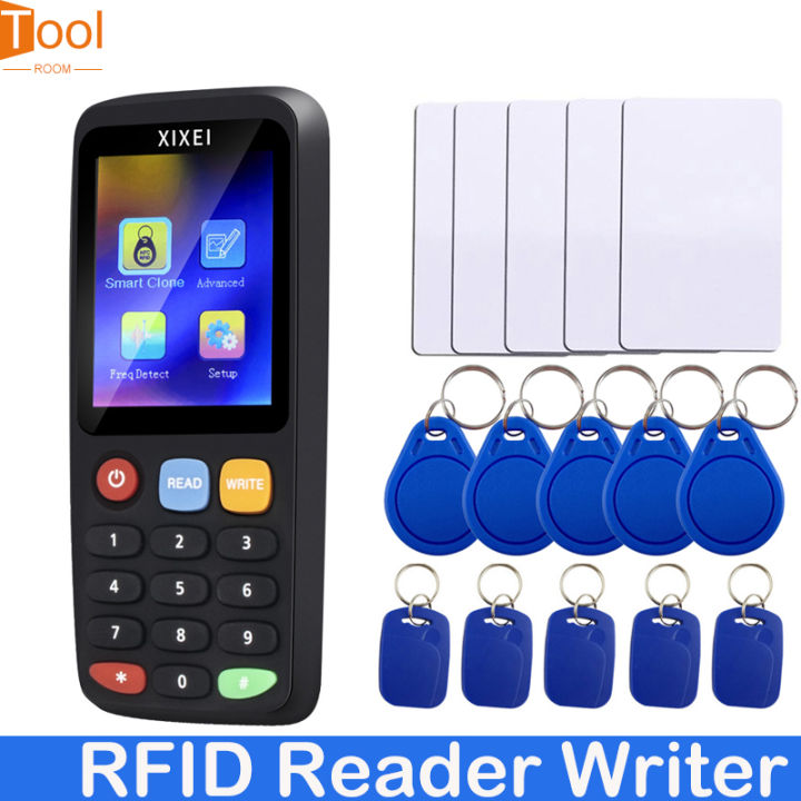 New X7 Rfid Card Reader Writer 125khz 1356mhz Access Card Copier Tag