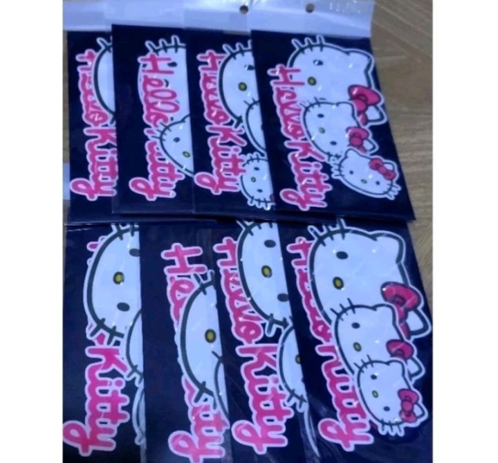 Hello Kitty printable Vinyl Set (4Pcs) | Outdoor Waterproof | Lazada PH