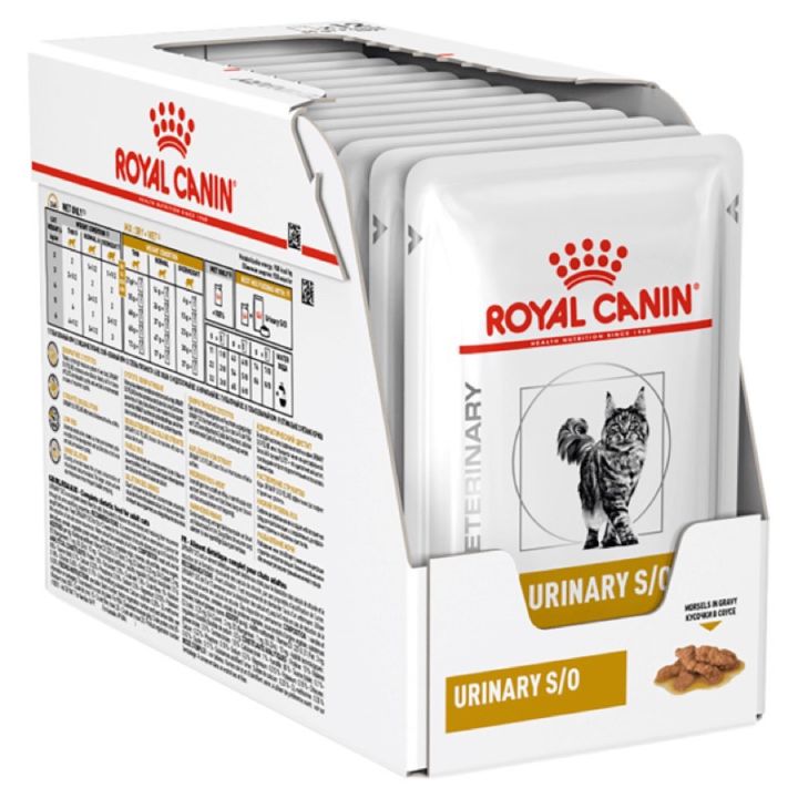 Royal Canin URINARY S/O Cat Feline Wet Food 85g x 12pcs per Box Urinary ...